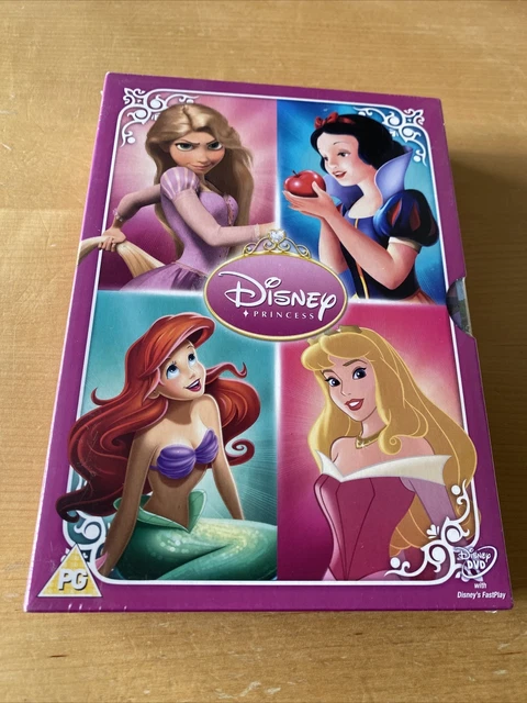 DISNEY PRINCESS 4-MOVIE Collection Box Set [DVD] New & Sealed £7.50 ...