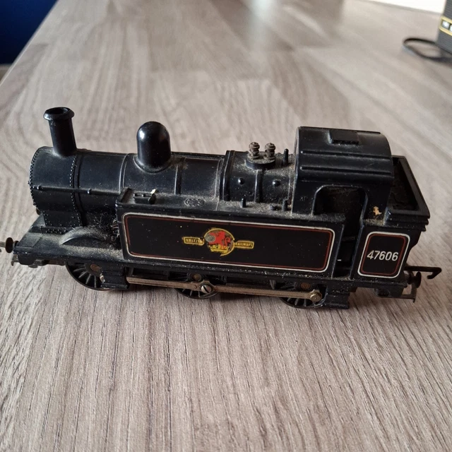 TRIANG 00 GUAGE 47606 Motorised British Railway Engine Black Model ...