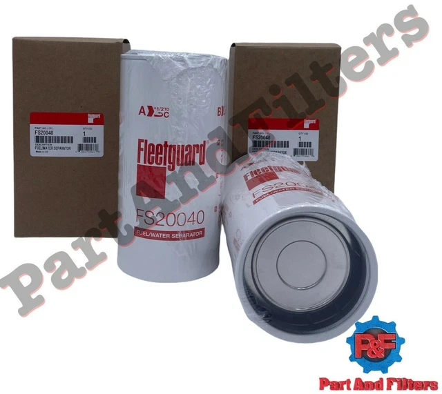 FS20040 FLEETGUARD FUEL Filter with Water Separator (Pack of 2) EUR 140 ...
