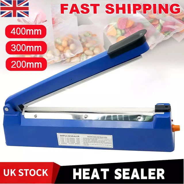 200/300/400MM IMPULSE HEAT Sealer Sealing SAA Machine Electric/Plastic ...
