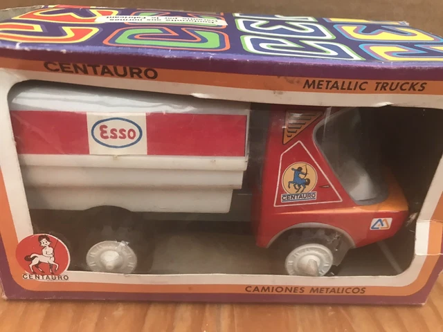 BEAU CAMION CITERNE ESSO ANNEES 70 DANS SA BOÎTE 15 cms EUR 5,99 ...