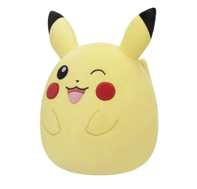 ORIGINAL POKEMON WINKING Pikachu Squishmallows Toy Plush 12" - Limited ...