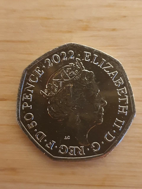 2022 HM QUEEN Platinum Jubilee 70th 50p Fifty Pence Coin Jody Clark HQ2 ...