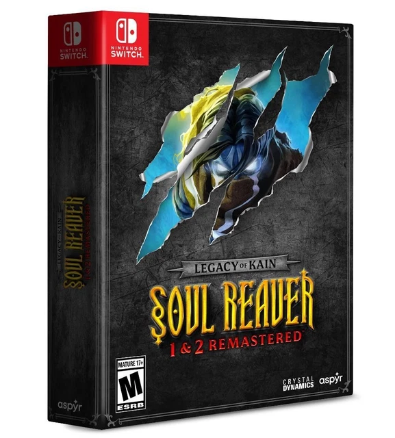LEGACY OF KAIN Soul Reaver 1 & 2 Remastered Deluxe Edition Nintendo ...