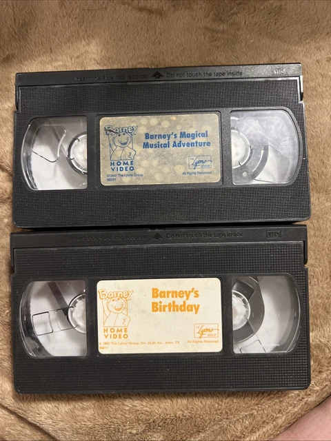 BARNEY’S BIRTHDAY VHS lot Magical Musical Adventure No Cover Bundle ...