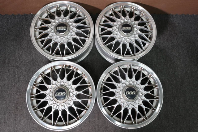 JDM BBS SUBARU STI Genuine OP mesh Wheels Rims 6Jx15 +55 PCD100 5hole ...
