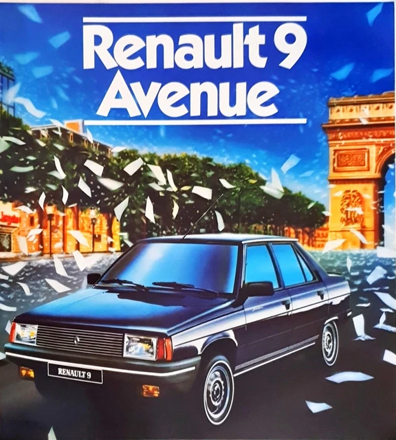 BROCHURE RENAULT 9 Avenue 1984 EUR 8,08 - PicClick IT