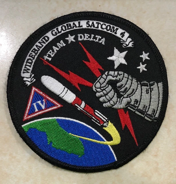 WIDEBAND GLOBAL SATCOM / Team Delta Iv Patch $8.99 - PicClick