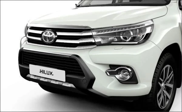 GENUINE TOYOTA HILUX Front Bumper Under Run Black & Chrome 2015- PW4170K00001 £621.99 - PicClick UK