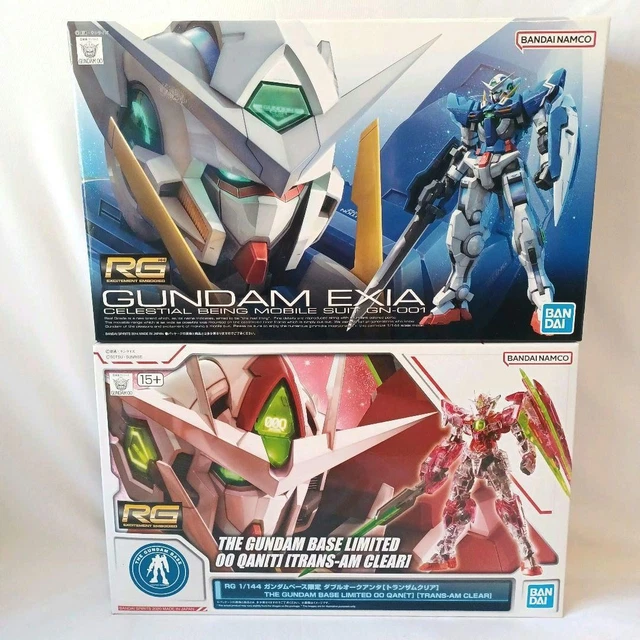 GUNDAM DOUBLE O Quanta Trans-Am Clear Gundam Exia 2-piece set £102.52 ...