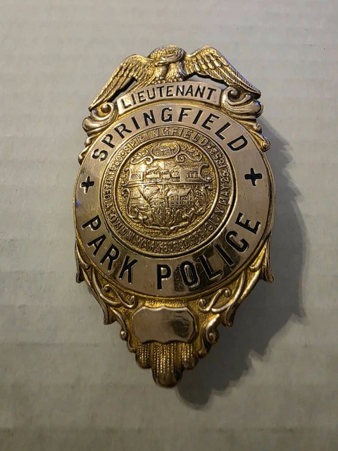 OBSOLETE ANTIQUE🔥 SPRINGFIELD Park Police 🔥Lieutenant Badge 1852 £224. ...