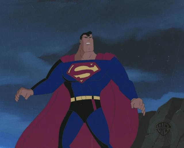 SUPERMAN THE ANIMATED Series-Original Production Cel/OBG-The Creature ...