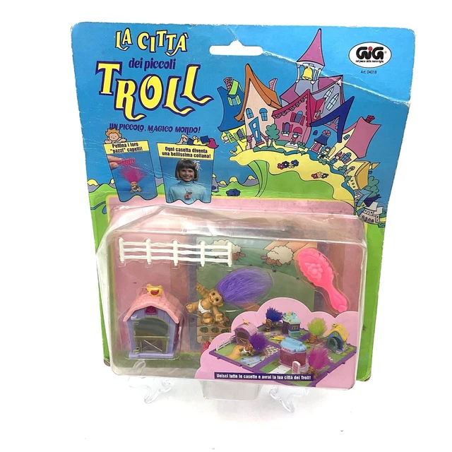 #90S RARE GALOOB Tiny Troll Town Barn Playset NIB#Egg £19.50 - PicClick UK