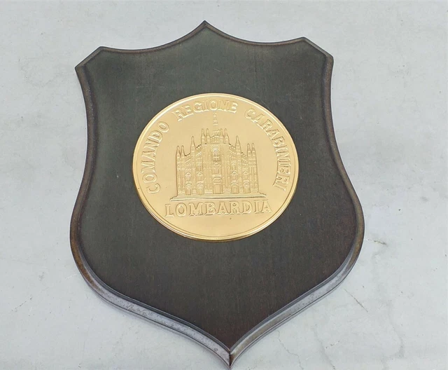 CREST VINTAGE COMANDO Regione Carabinieri versione dorata nuovo EUR 25 ...