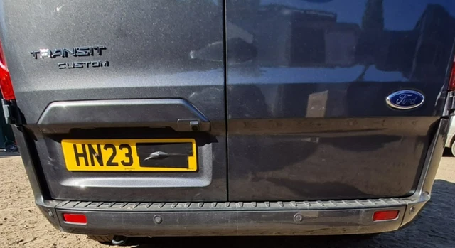 2023 FORD TRANSIT Custom Complete Rear Bumper With Parking Sensors (See ...