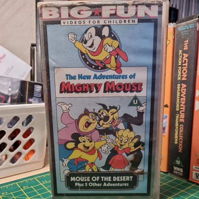 THE NEW ADVENTURES Of Mighty Mouse Big Fun Video Pal Vhs Video Kids ...