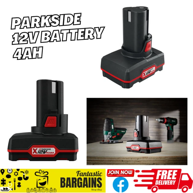 PARKSIDE PAPK 12 B3 4Ah 12v Battery For 12 Volt tools Angle Grinder ...