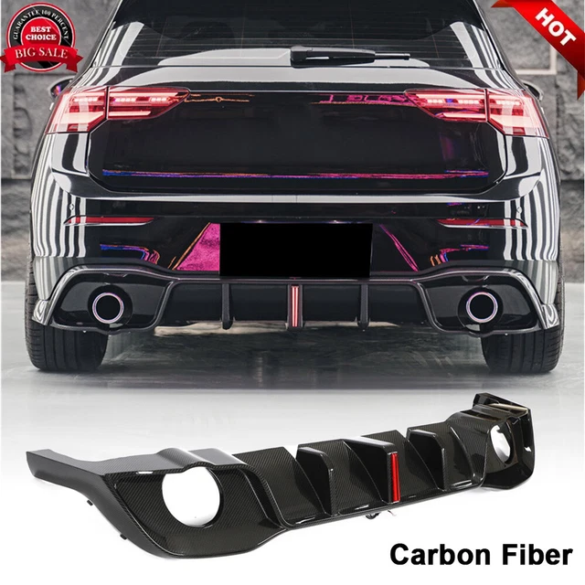 FIT FOR VW MK8 Golf 8 GTI 2021-2022 Rear Bumper Diffuser Lip REAL ...