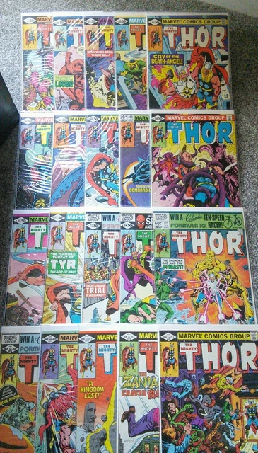 THE MIGHTY THOR # 301-320 (1980) 💥 A FURTHER 20 ISSUES BUNDLE 💥 MARVEL ...