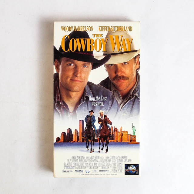THE COWBOY WAY Starring Woody Harrelson VHS 1994 PG 13 £6.40 - PicClick UK