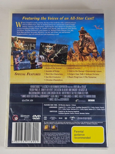 DELGO DVD ALL-STAR Voice Cast (New & Sealed) Region 4 £6.37 - PicClick UK