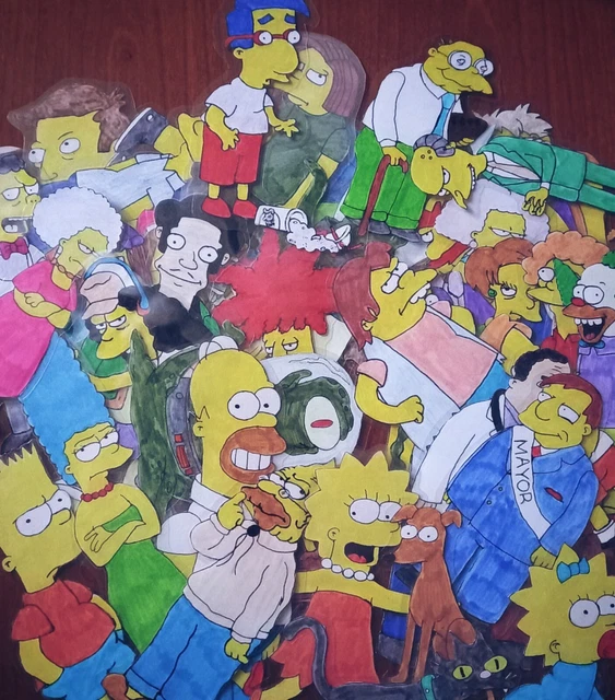 THE SIMPSONS CHARACTER Art Simpsons Characters Simpsons Drawings £11.12 ...