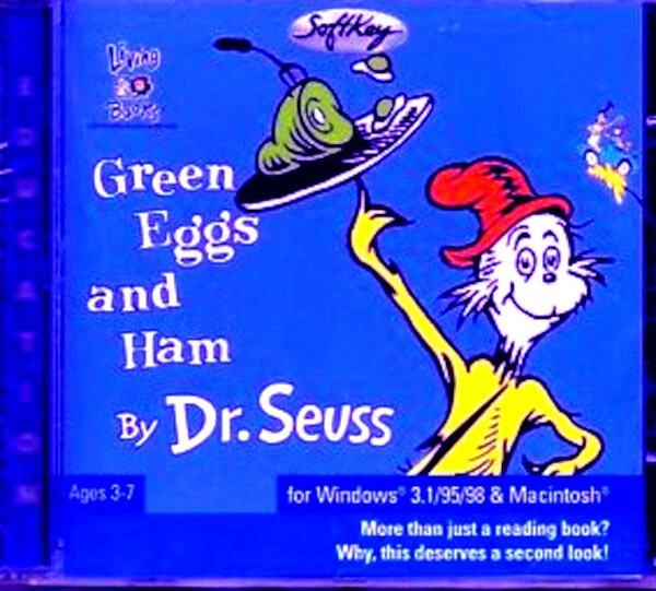 DR SEUSS - Green Eggs And Ham Cd-Rom Audio Book & Games – (2000) Pc/Mac ...