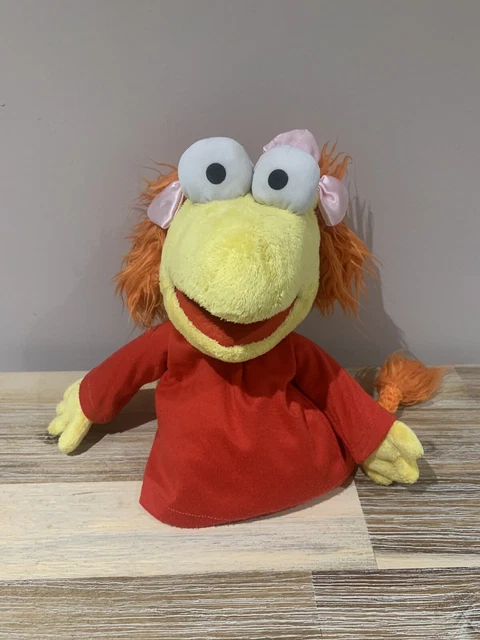 2009 MANHATTAN TOYS Fraggle Rock Red Hand Puppet Jim Henson Soft Plush ...