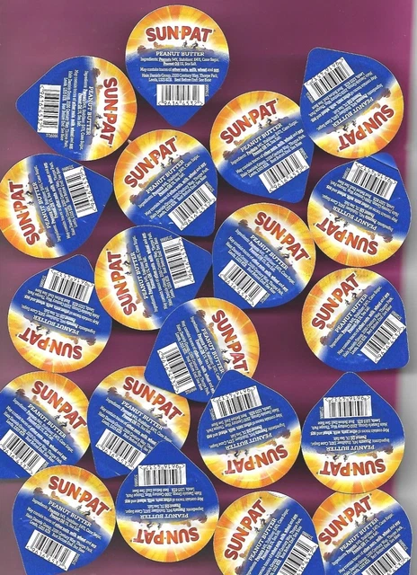 40 SUN PAT SMOOTH PEANUT BUTTER INDIVIDUAL 15g PORTIONS - No Palm Oil ...