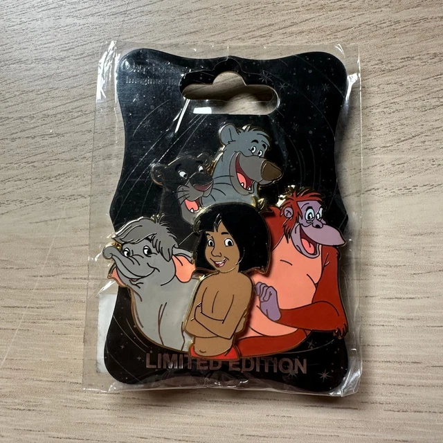 DISNEY WDI THE Jungle Book Character Cluster pin Mowgli Baloo King ...