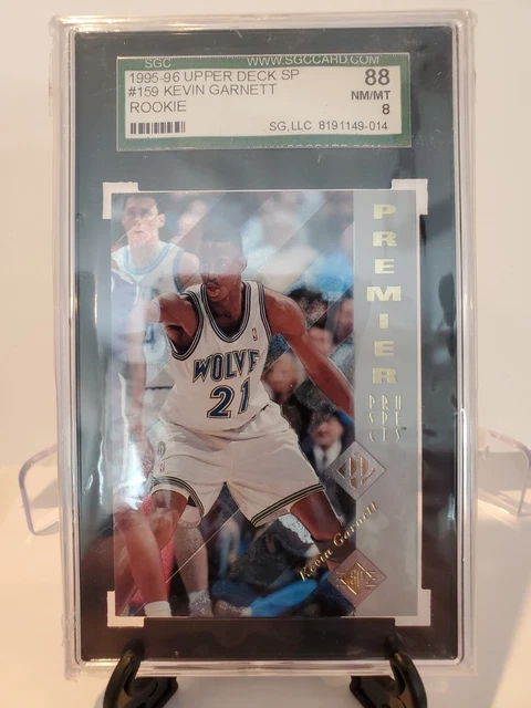 KEVIN GARNETT 1995-96 pont supérieur SP #159 recrue RC Minnesota ...