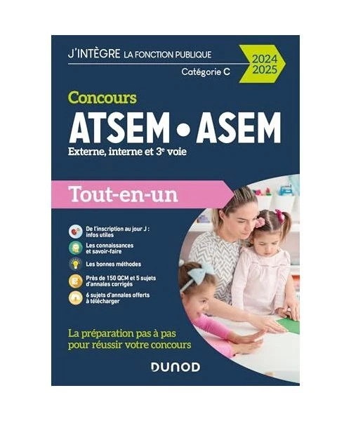CONCOURS ATSEM ASEM - Tout-en-un - 2024-2025: Externe, interne et 3e ...
