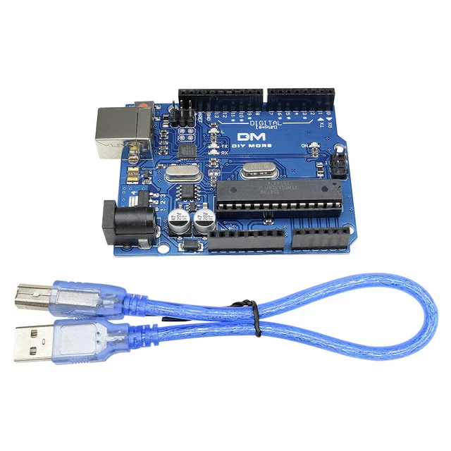 R3 ATMEGA328P ATMEGA16U2 Board Compatible for Arduino with USB Cable ...