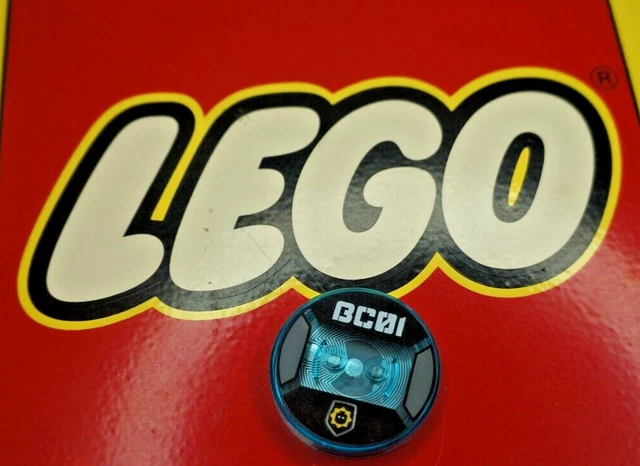 LEGO 18605C01PB30 DIMENSIONS Toy Tag 4 x 4 x 2/3 with 2 Studs and Trans ...