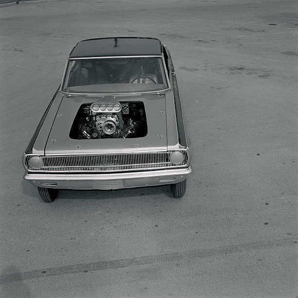 NORM KRAUSE SFX-II 1965 Dodge Coronet Drag Car 4 Motor Racing Old Photo ...