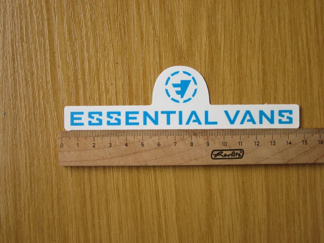 ESSENTIAL VANS MERCEDES Sprinter Wohnmobil Reisemobil Blaue Aufkleber ...