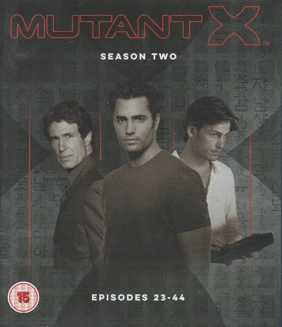 MUTANT X SERIES 2 5xBlu-ray 2002-03 John Shea/Lauren Lee Smith/Victoria Pratt EUR 17,43 ...