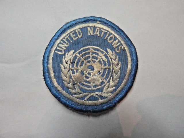 POST WW2 1950'S United Nations Cloth Badge Patch £18.01 - PicClick UK