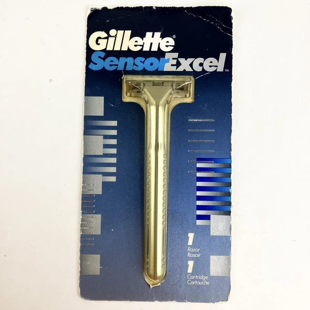 Gillette Sensor Excel Razor Metal Handle FOR SALE! - PicClick