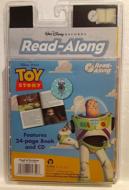 TOY STORY READ Along - Disney Pixar Audio CD & Book (1995) Factory ...