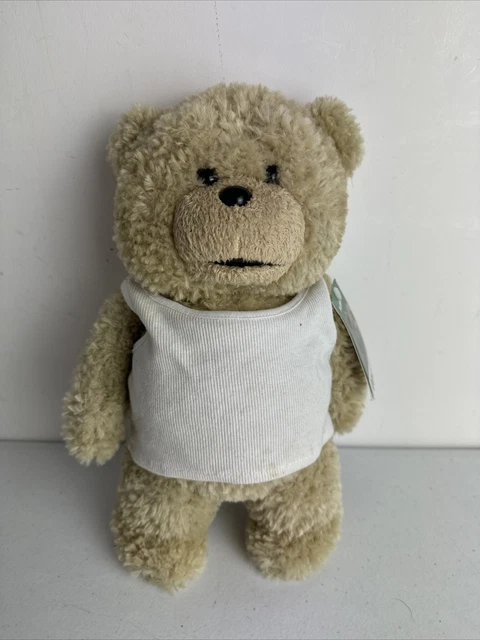 TED 2 FILM Ted In White Vest Soft Toy Teddy Bear Plush Whitehouse ...