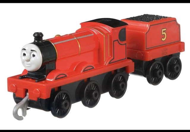 THOMAS & FRIENDS Track Master Push Along James Metal Engine New FREE ...