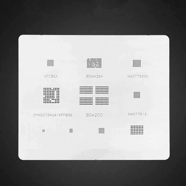 IC CHIP REBALLING Stencil Template BGA200/NFCBEA for Nintendo Switch ...