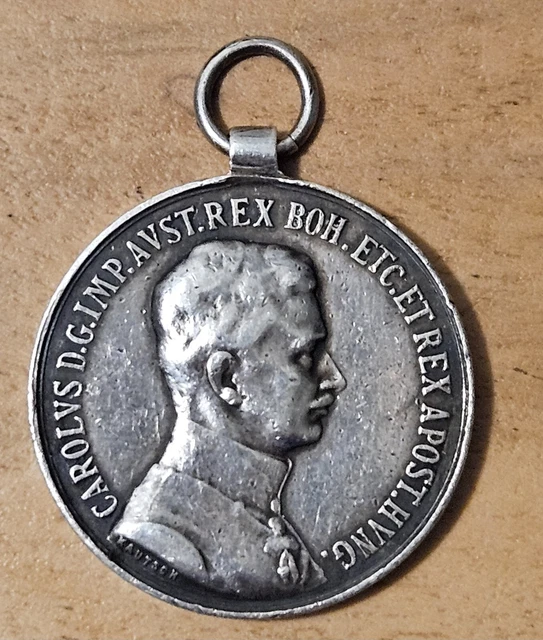 ORDEN MEDAILLE ÖSTERREICH Tapferkeitsmedaille Kaiser Karll 1.Weltkrieg ...