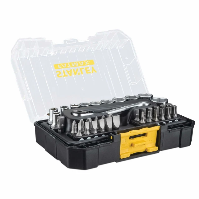 STANLEY FATMAX 1/4& Steckschlüssel- & Bit-Set | 37-teilig | Bit Bitset ...