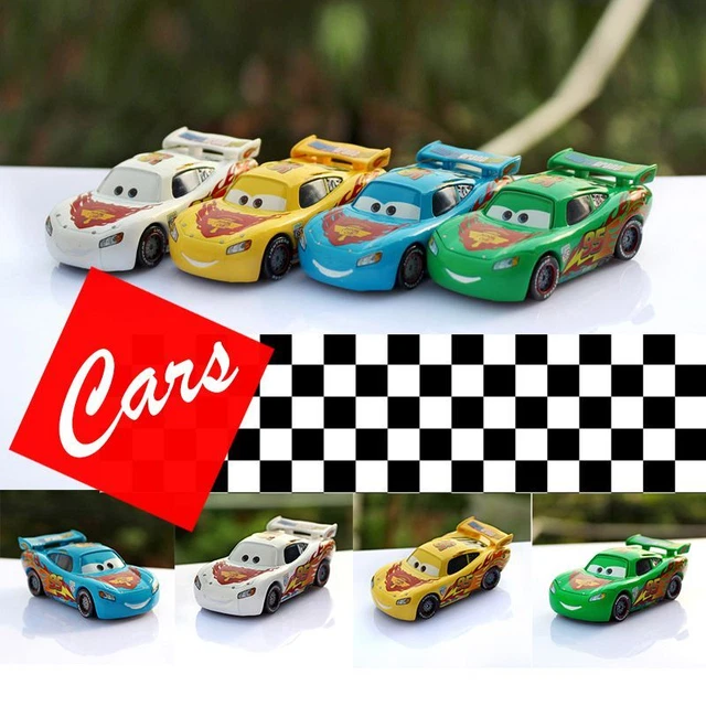 YELLOW BLUE CARS 95 Green Mcqueen Alloy Children'S Toy Car Gifts ...