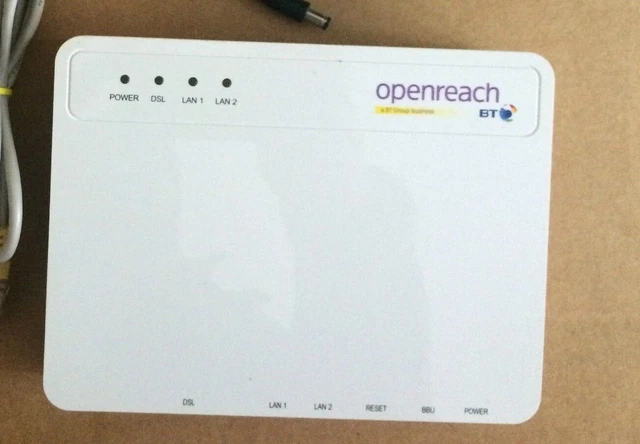 BT OPENREACH ECI FIBRE OPTIC MODEM ROUTER VDSL FTTC SALE Same Day ...