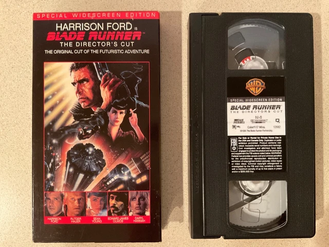 BLADE RUNNER (VHS, 1997, Widescreen Edition) Harrison Ford, Rutger ...