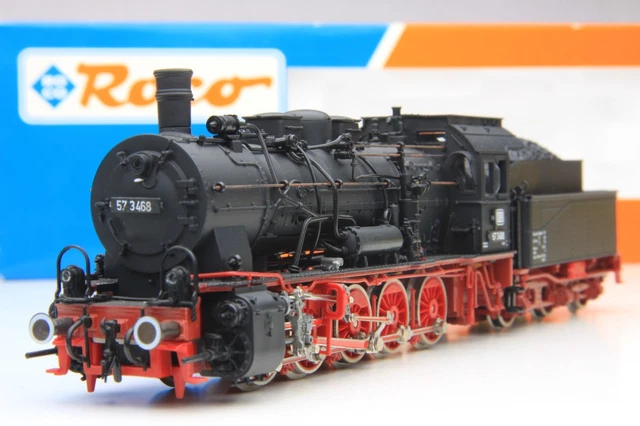 ROCO H0 43230 Dampflokomotive DB Bundesbahn BR 57 3468 OVP mit ...