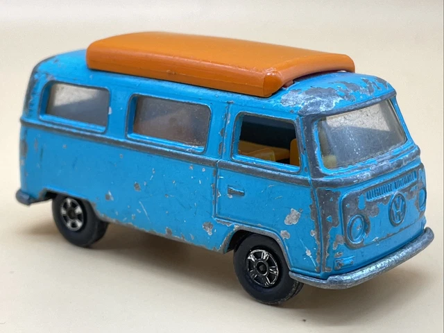 1970 MATCHBOX LESNEY Superfast Diecast Volkswagen Camper Van No.23 ...